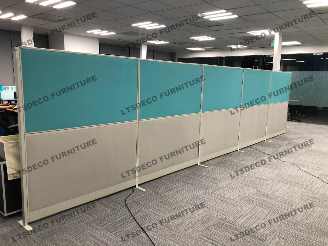 high panel/office partition/ office divider/ custom made full fabric ...