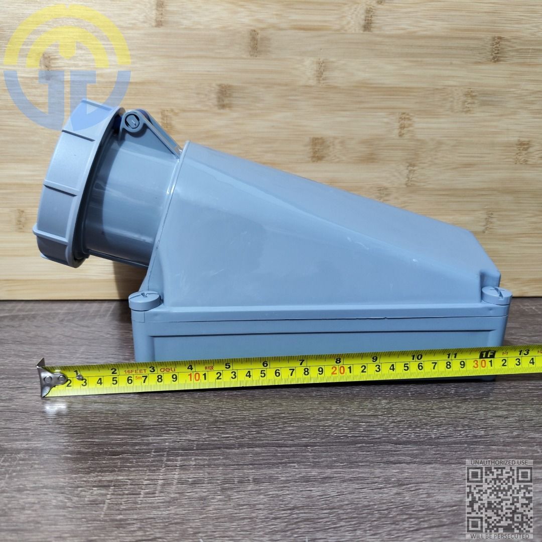 Industrial Heavy Duty IP67 Waterproof Socket Plug 125A-6h 250V 2P+E Connector, Commercial ...