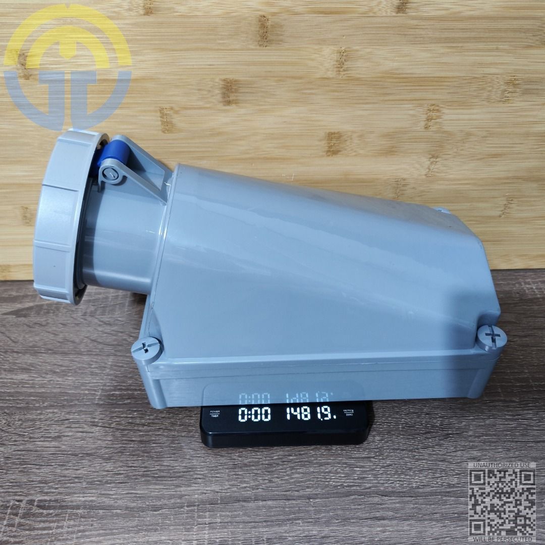 Industrial Heavy Duty IP67 Waterproof Socket Plug 125A-6h 250V 2P+E ...
