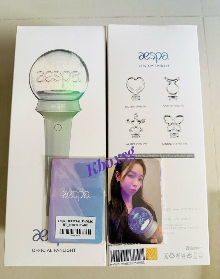 (INSTOCK) OFFICIAL AESPA LIGHTSTICK/ AESPA LIGHT STICK: AESPA FANLIGHT/ AESPA OFFICIAL FAN LIGHT ...