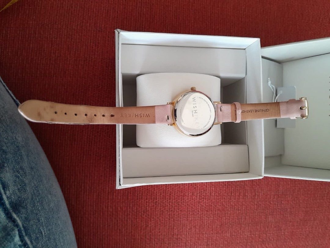 Jam Tangan WISH/KEY Original Pink Muda, Barang Mewah, Jam Tangan di ...