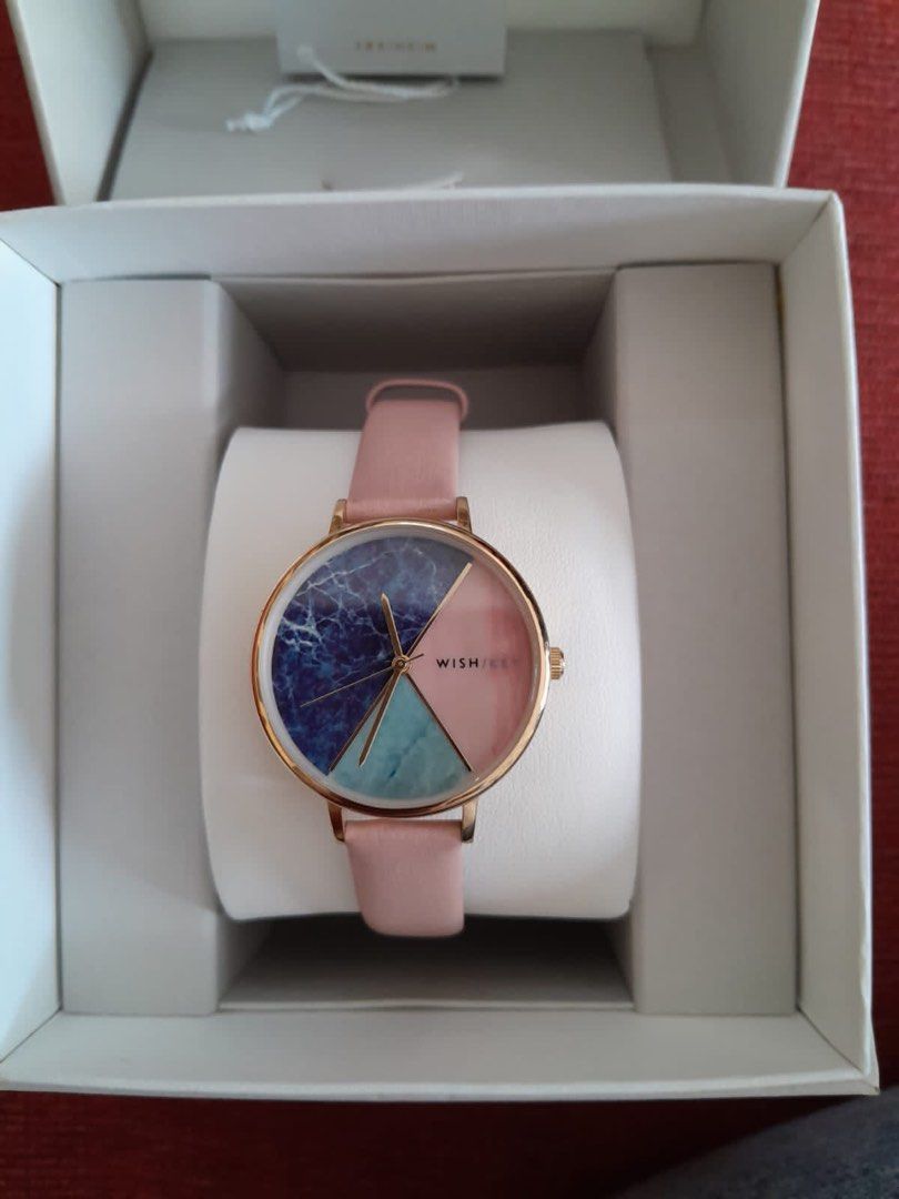Jam Tangan WISH/KEY Original Pink Muda, Barang Mewah, Jam Tangan di ...