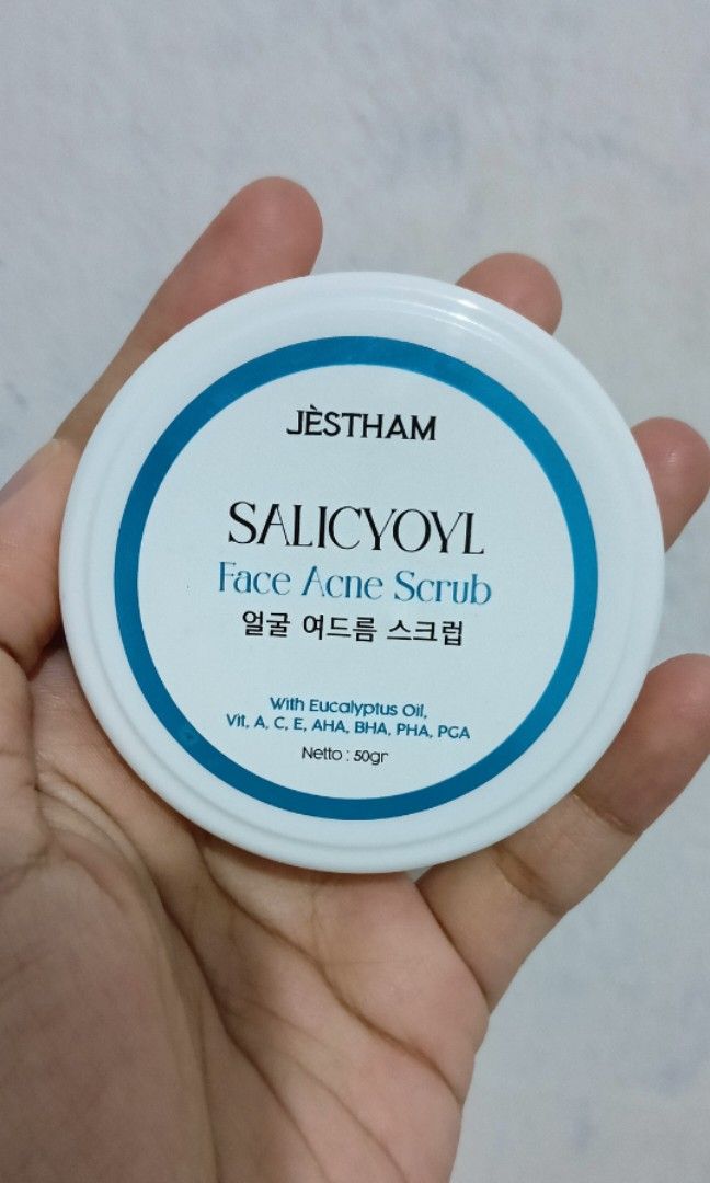 Jestham Face Acne Scrub Salycyoyl EXP 2025, Barang Yang Dicari di Carousell