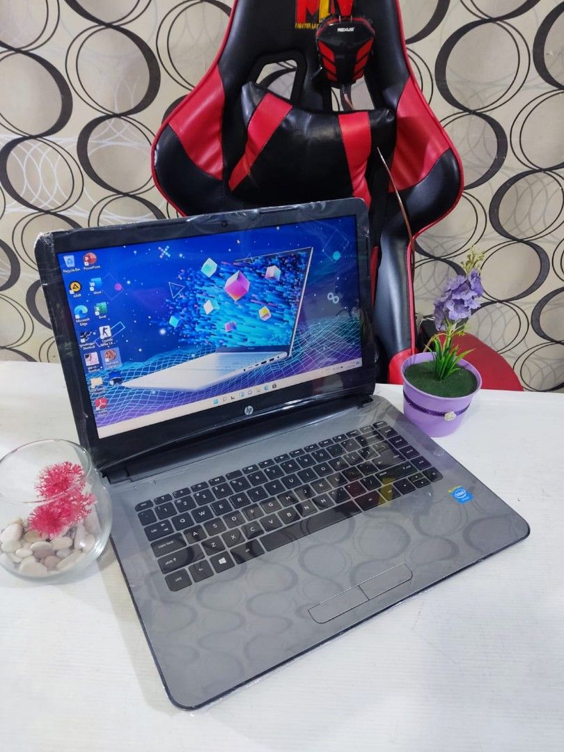 Jual Laptop HP Slim siap buat streaming HP 14 F14 ac151TU SLIM [RAM 8GB ...