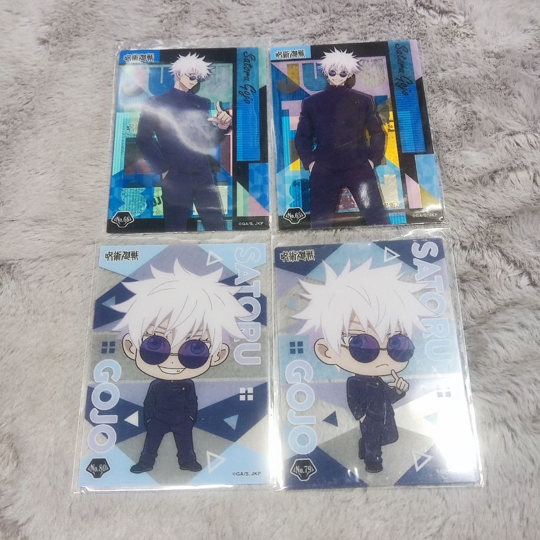 Jujutsu Kaisen Gojo Clear Cards Set, Hobbies & Toys, Toys & Games on ...