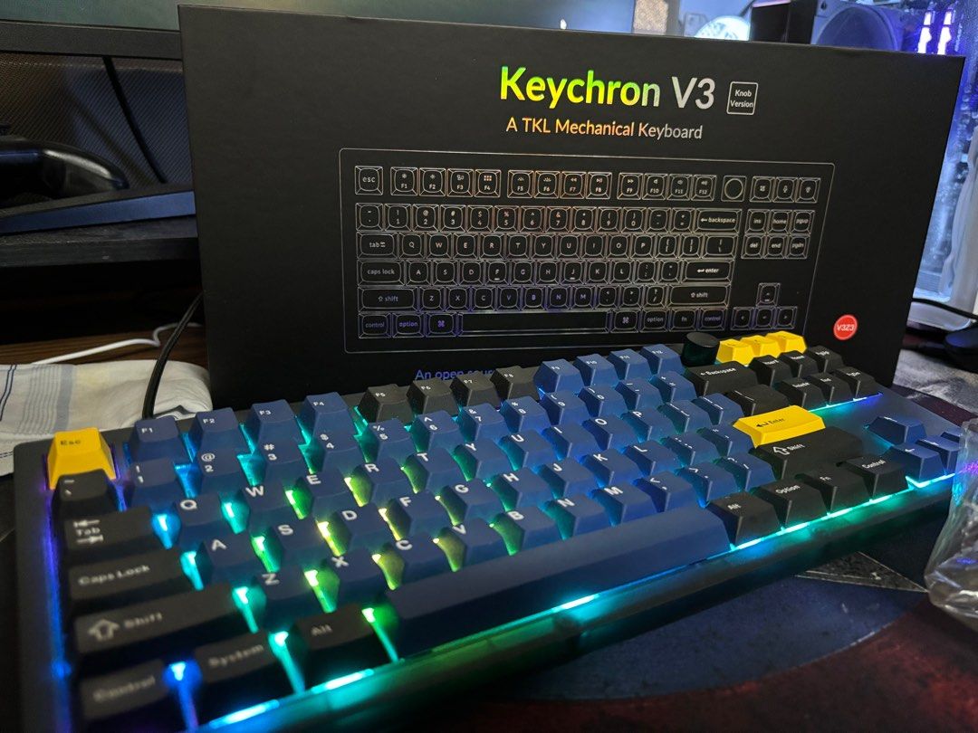 Keychron V3 TKL- Type C only, Computers & Tech, Parts & Accessories ...