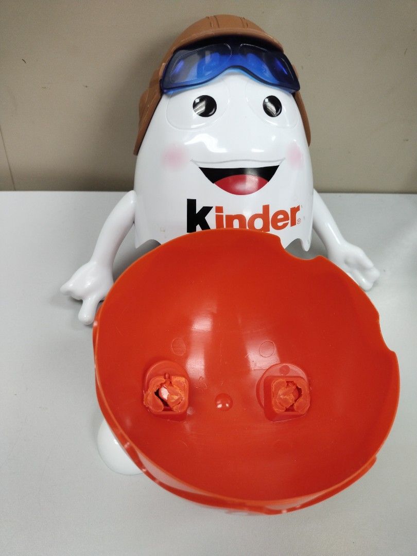 Kinder Surprise Plastic Mascot Toy Figure 10" Tall Storage Container ...