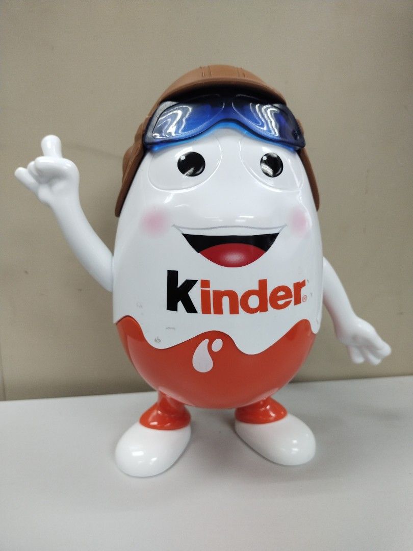 Kinder Surprise Plastic Mascot Toy Figure 10" Tall Storage Container ...