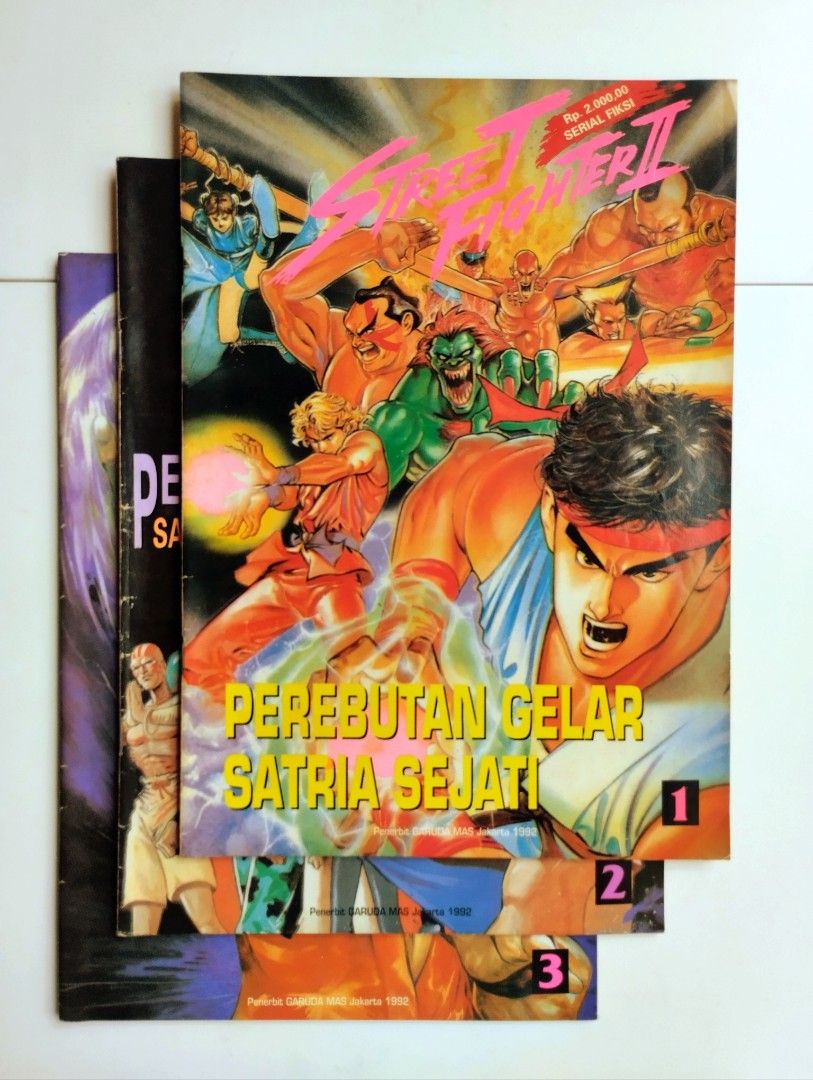 Komik Street Fighter II seri 1,2,3, Buku & Alat Tulis, Komik dan Manga ...