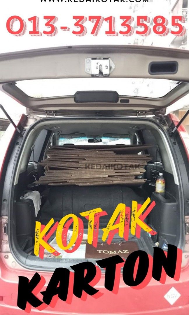 KOTAK CARTON BOX PELBAGAI JENIS DAN SAIZ, Everything Else, Others on ...