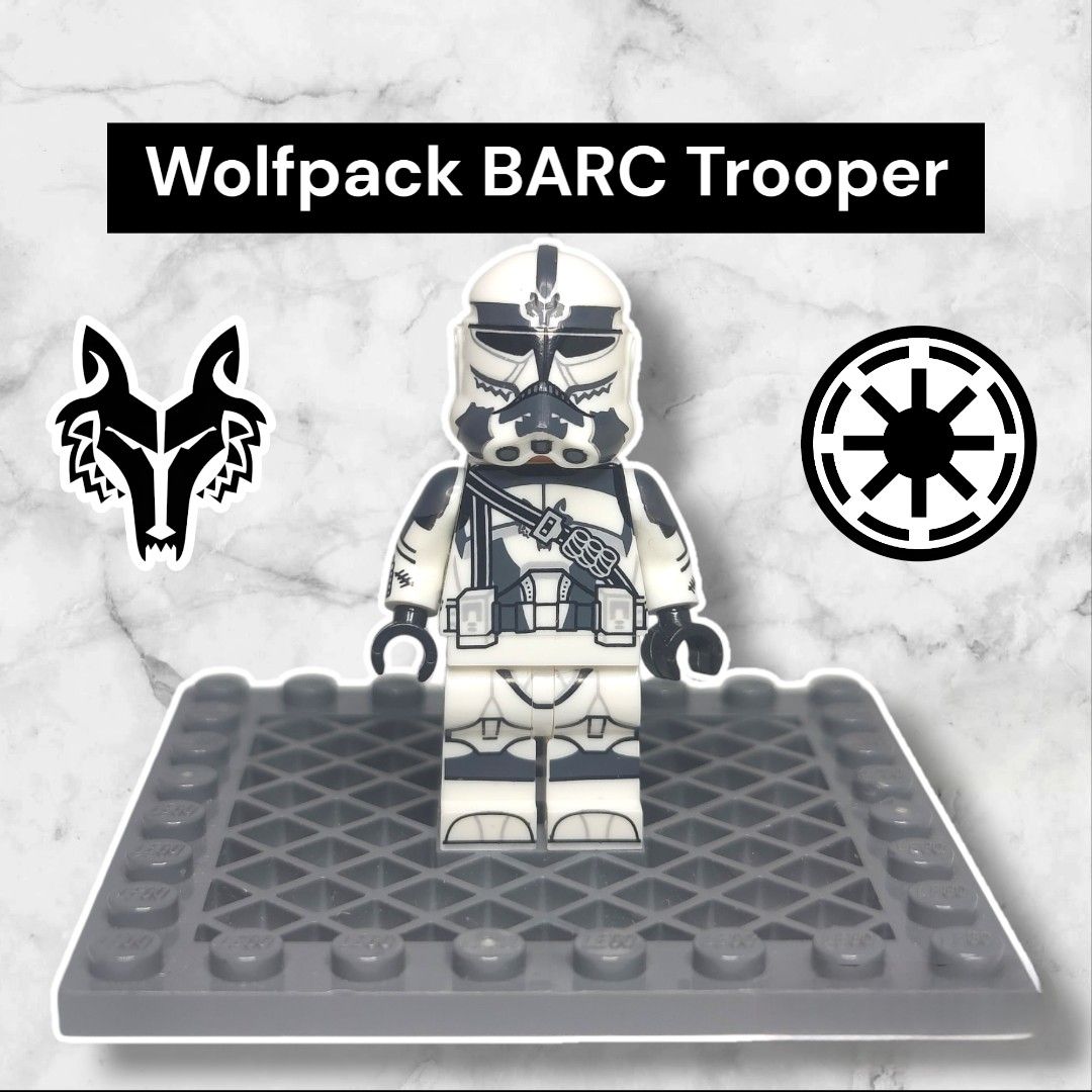 Lego Star Wars Custom Clone Trooper - Wolfpack BARC Trooper (read description), Hobbies & Toys ...