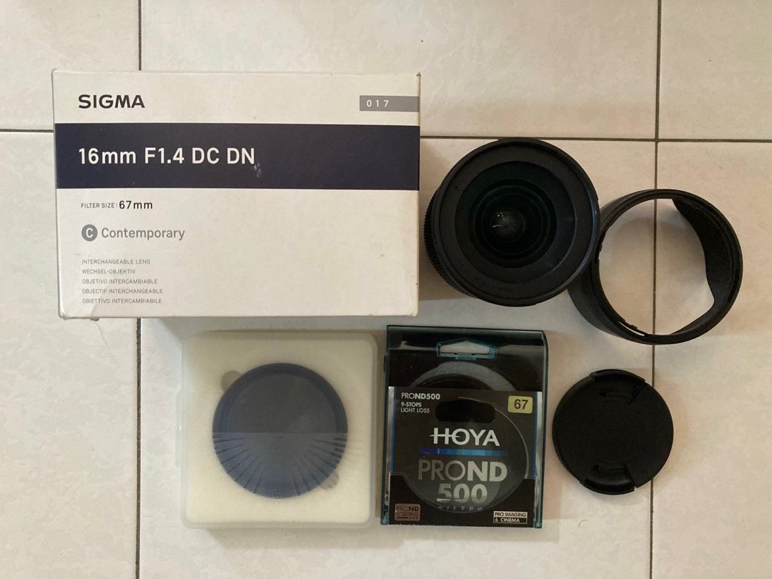 LENS BODY CROP E-MOUNT SIGMA 16MM F1.4 DC DN, Photography, Lens & Kits ...