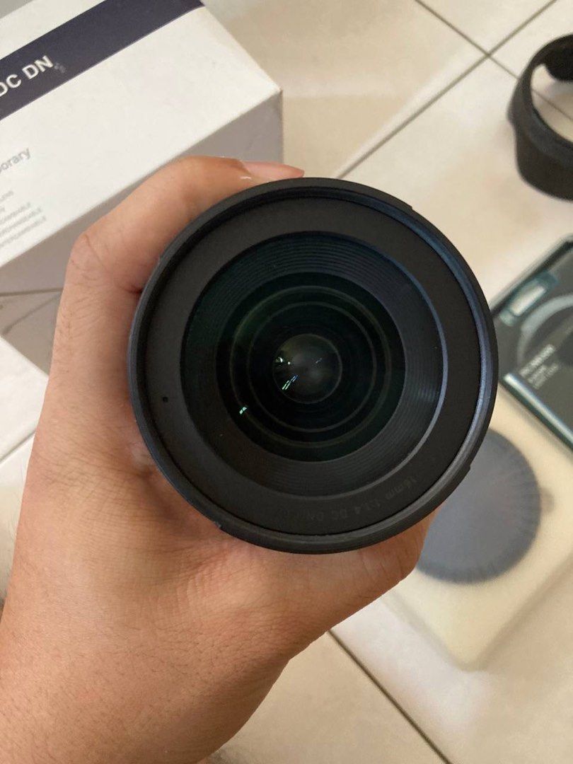 LENS BODY CROP E-MOUNT SIGMA 16MM F1.4 DC DN, Photography, Lens & Kits ...