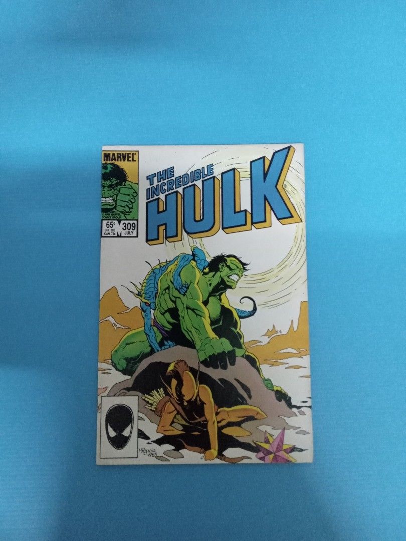 Low Print Run Issue ( Incredible Hulk #309 ) M. Mignola - Cover Art ...