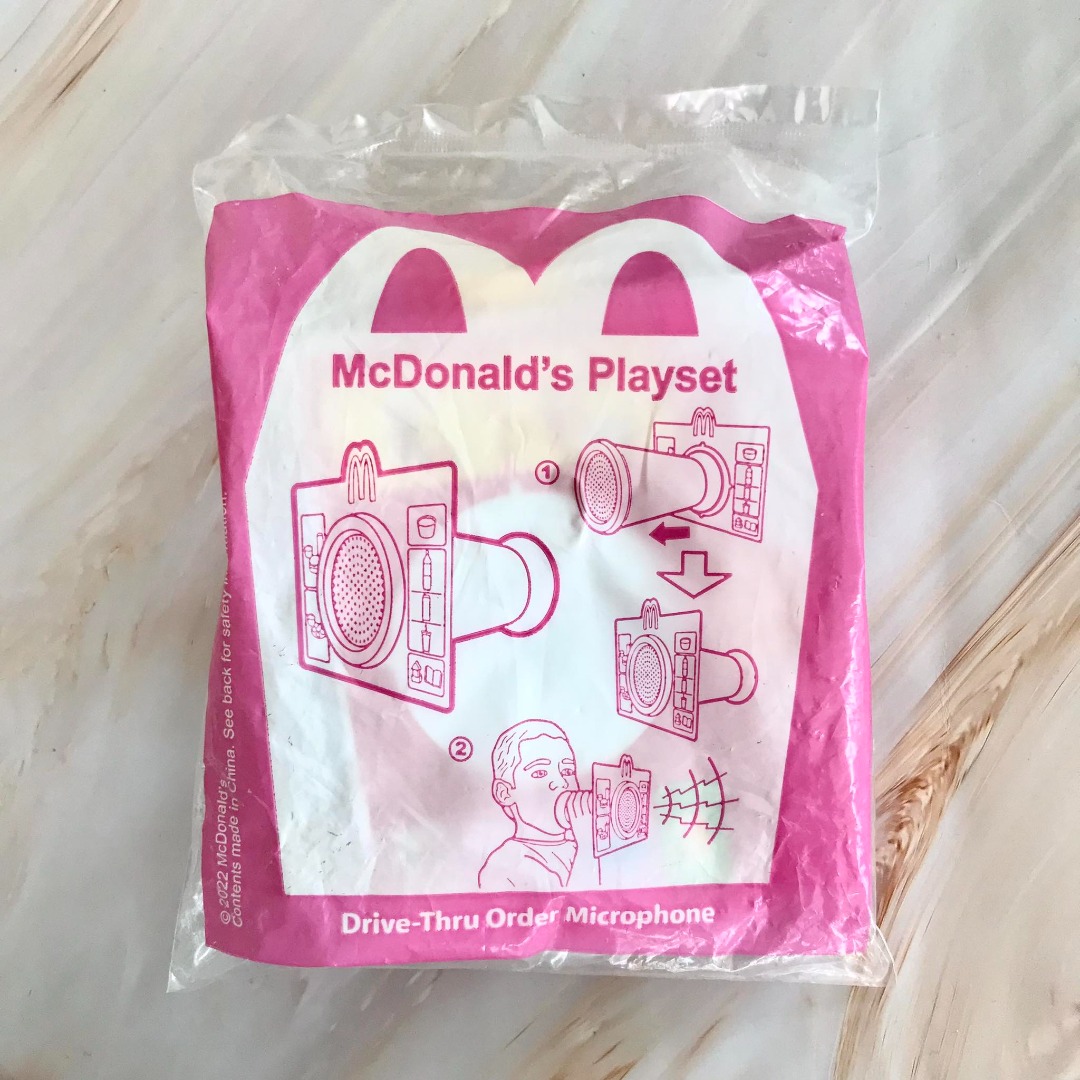 Mc Donald's Playset / Mcd Happy Meal Toy (Drive-Thru Order Microphone ...
