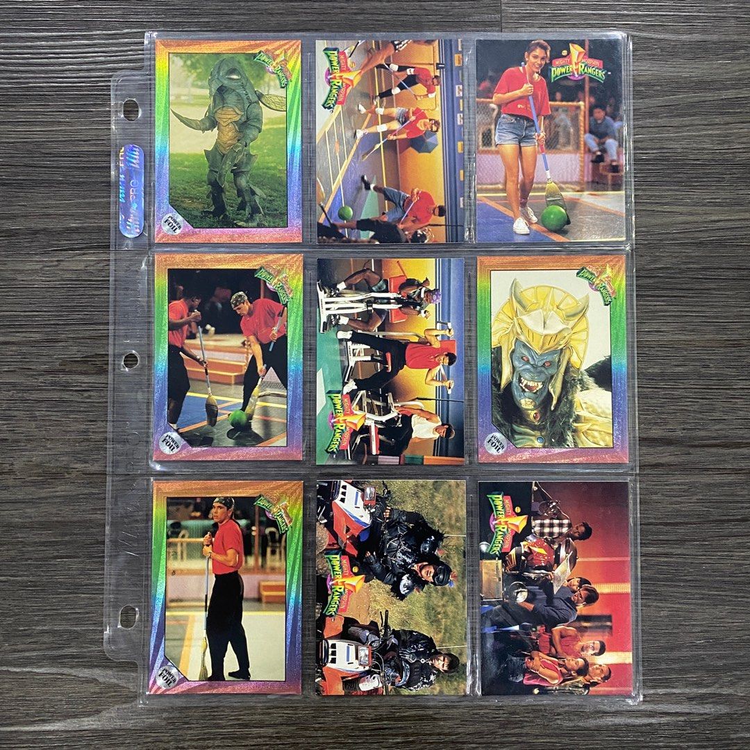 Mighty Morphin Power Rangers - Complete Series 3 Trading Cards (Set of ...