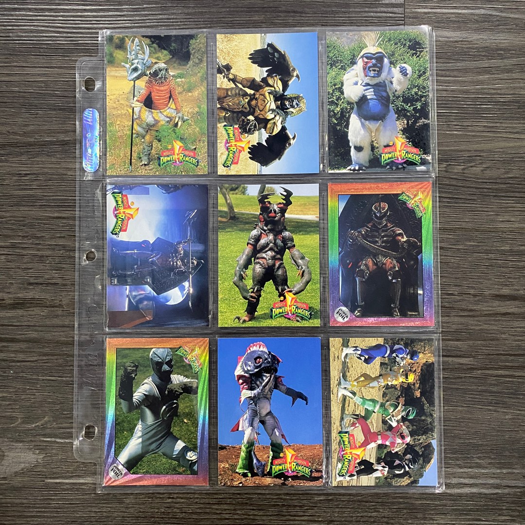 Mighty Morphin Power Rangers - Complete Series 3 Trading Cards (Set of ...