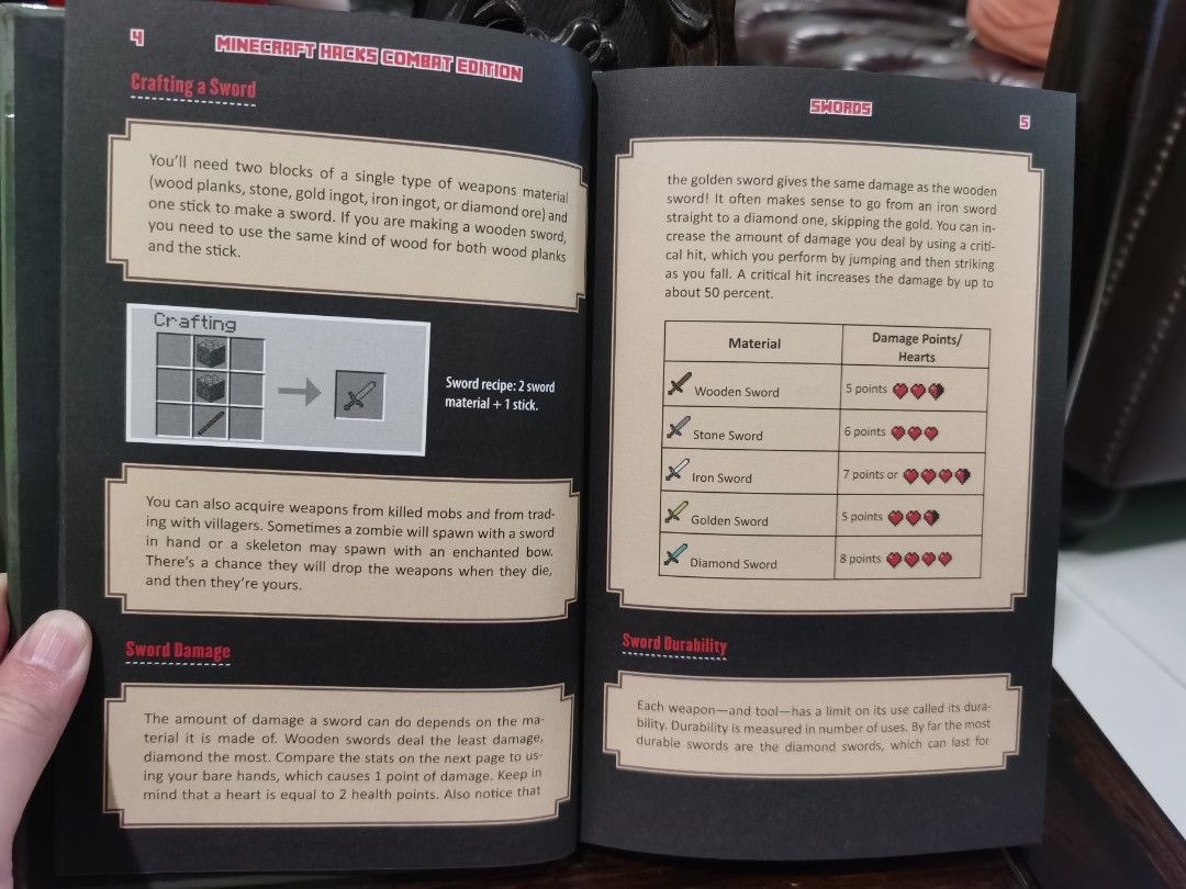 MINECRAFT HACKS - COMBAT EDITION, Hobbies & Toys, Books & Magazines ...