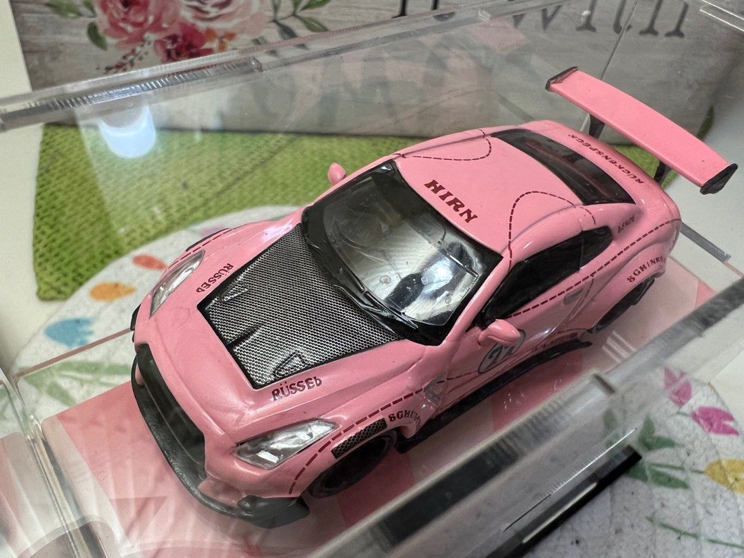 Mini Gt #76 LibertyWalk GT-R R35 Pink 1:64, Hobbies & Toys, Toys ...