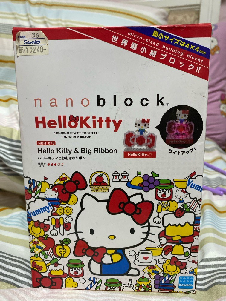 Nanoblock Hello Kitty & Big Ribbon, Hobbies & Toys, Toys & Games on ...