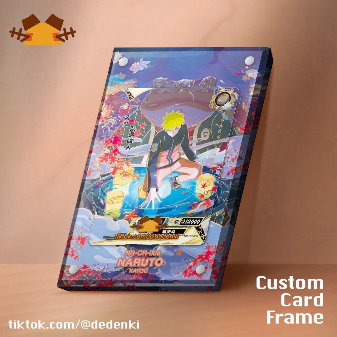 Naruto CR Custom Card Frame, Hobbies & Toys, Toys & Games on Carousell