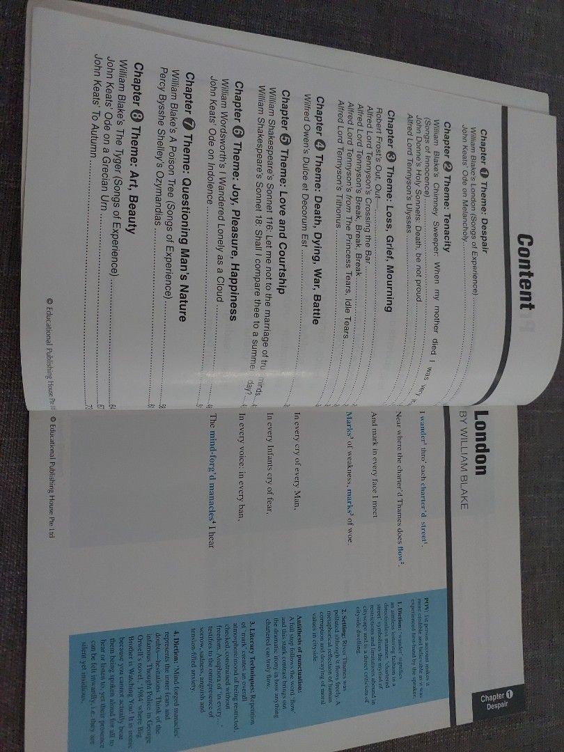 O level - English Literature Poetry Criticism, Hobbies & Toys, Books ...