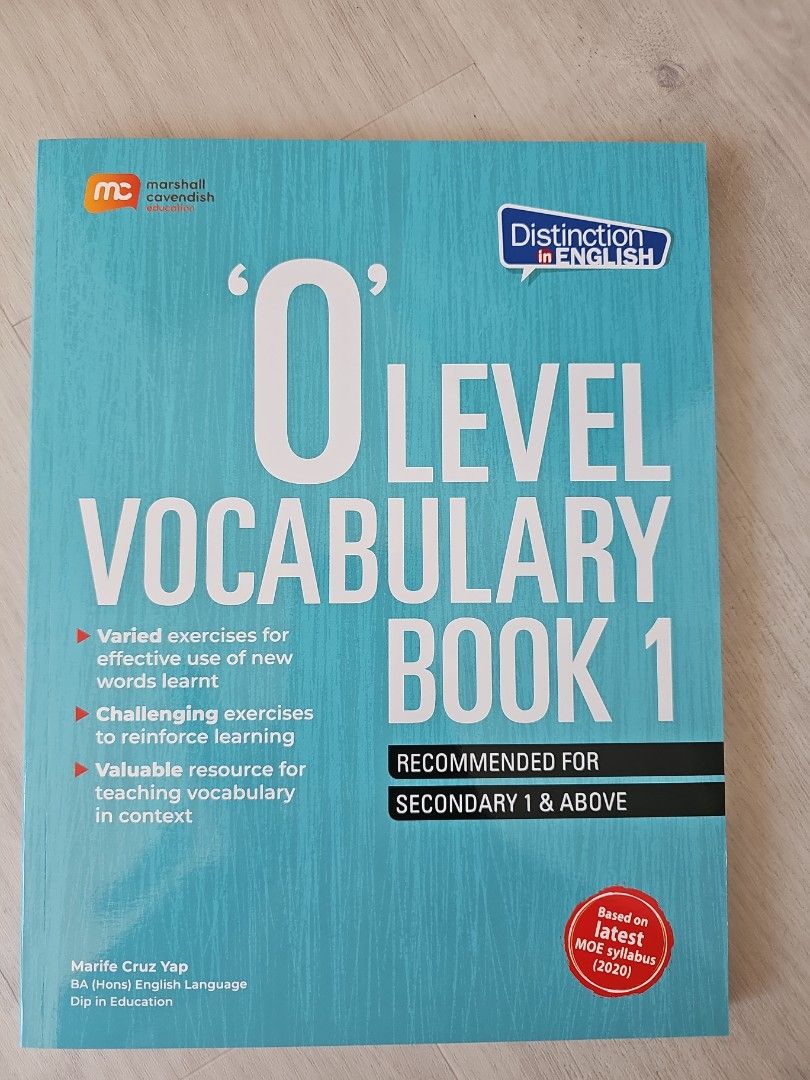 O level English Vocabulary Book (Sec 1 to Sec4), Hobbies & Toys, Books ...