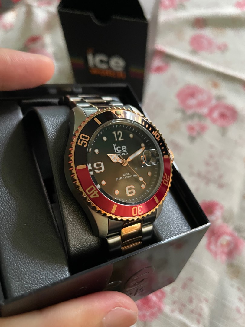 (Original) ICE STEEL - Chic Silver Rose Gold Ice Watch, Luxury, Watches ...