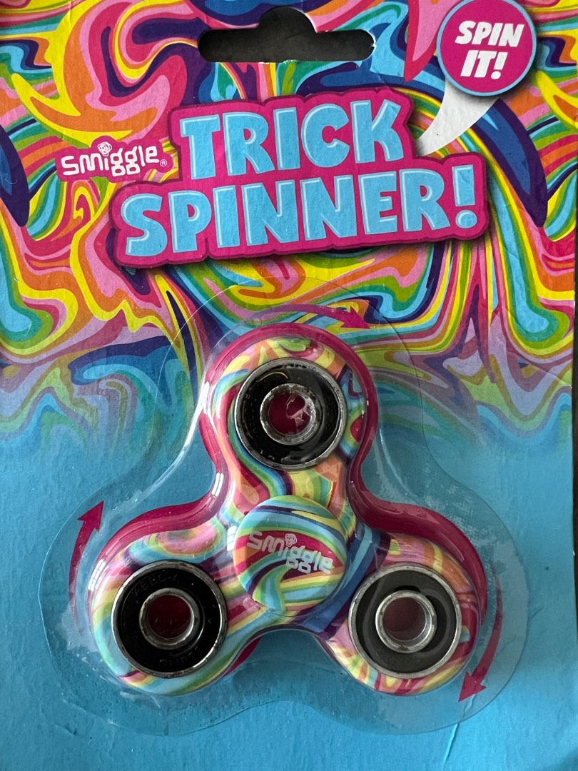 Original Smiggle Fidget Spinner, Hobbies & Toys, Toys & Games on Carousell