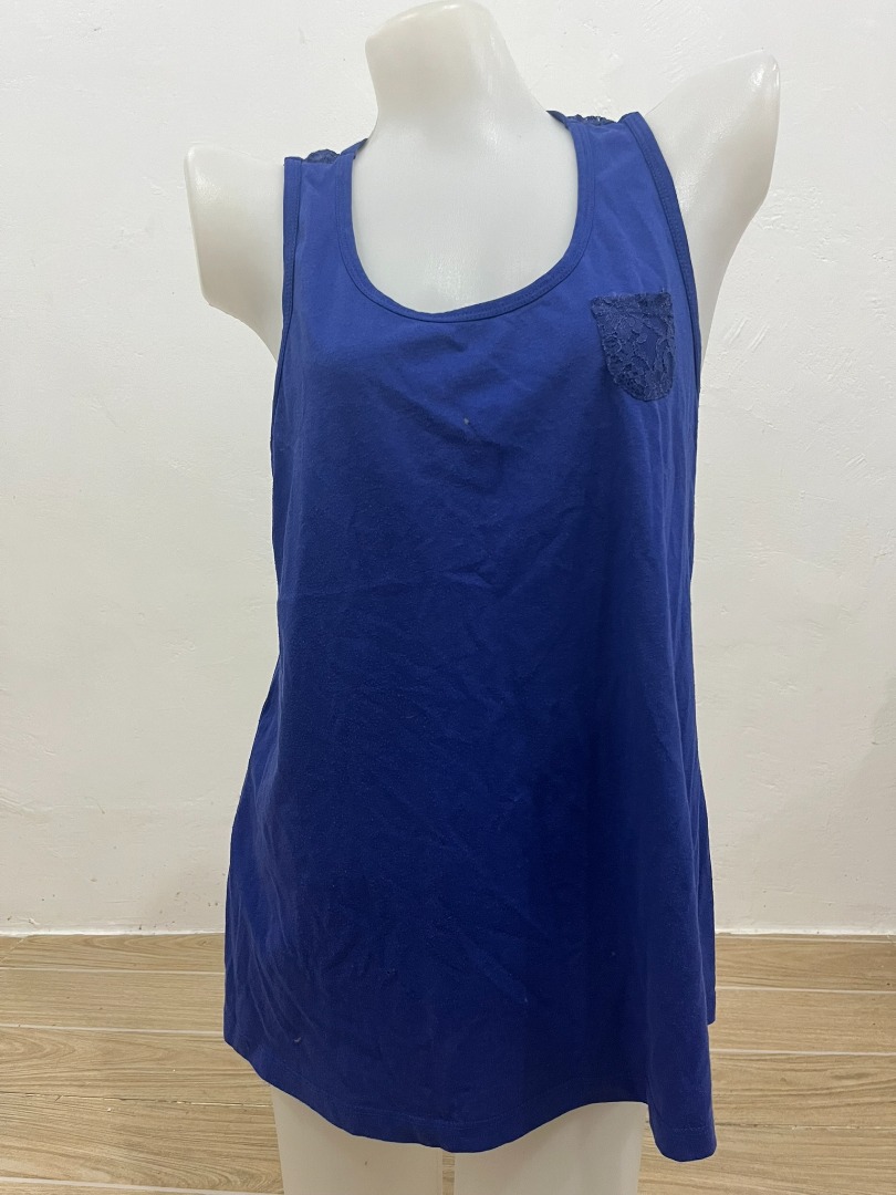 Personal Preloved Blue Sando/Tanks/Sleeveless Pambahay, Women's Fashion ...