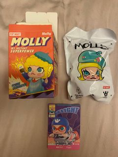 Popmart Molly My Instant Superpower Luminous Display Container, Pink ...