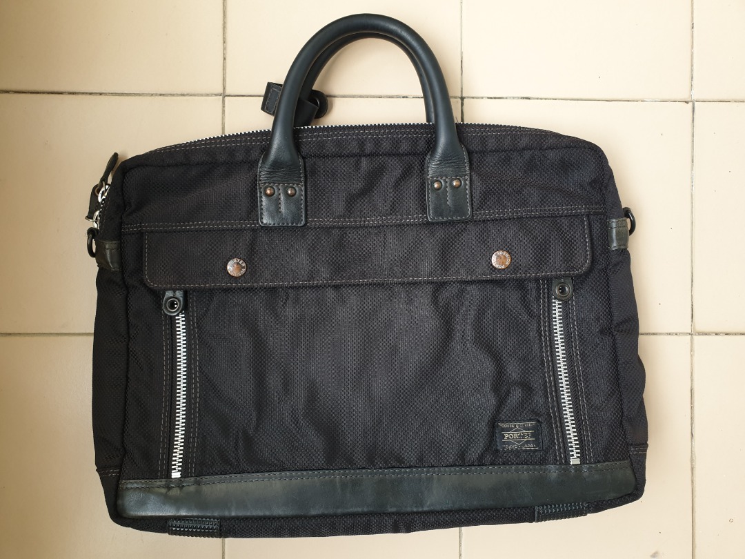 PORTER Elder Briefcase, Men's Fashion, Bags, Briefcases on Carousell