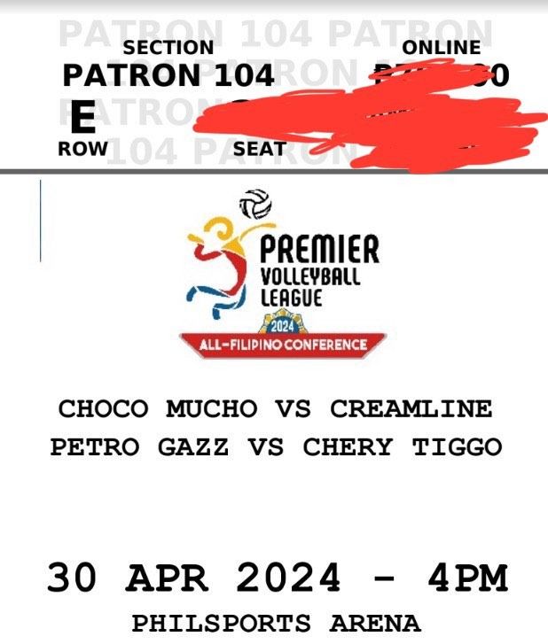 PVL: Creamline vs Choco Mucho, Tickets & Vouchers, Event Tickets on ...