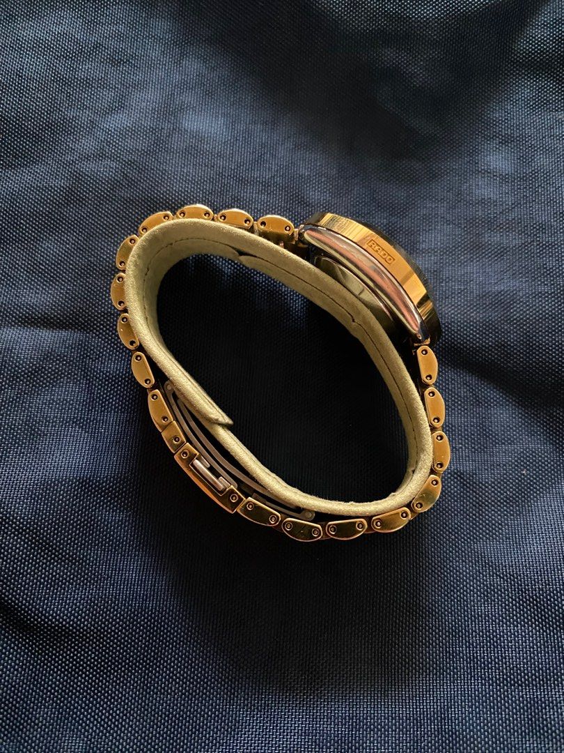 RADO DiaStar Original Gold Dial Ladies’ Watch, Luxury, Watches on Carousell