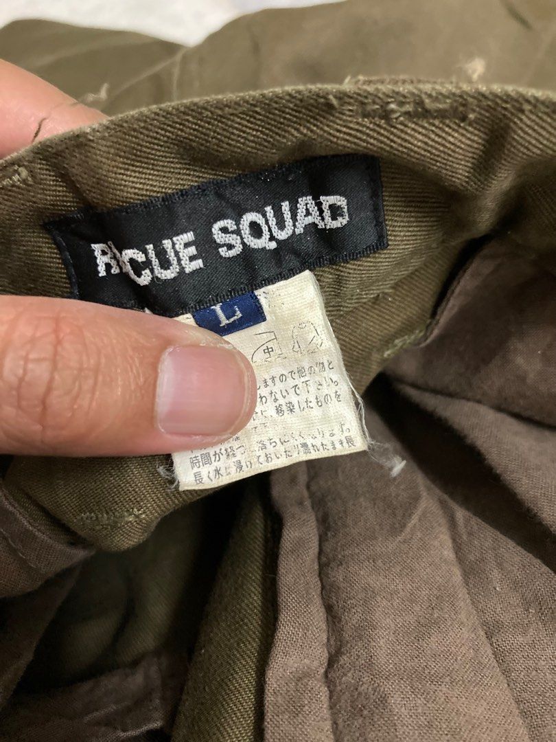 Rescue Squad Cargo Pants Army, Men's Fashion, Bottoms, Trousers on ...