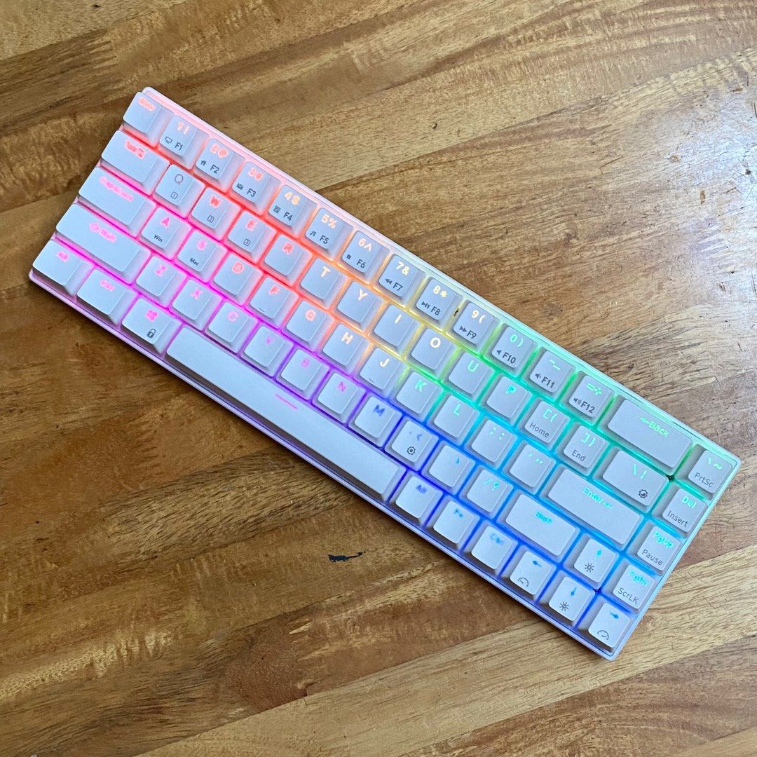 RK Royal Kludge G68 Tri-Mode RGB 68-Keys Hot-Swappable Mechanical ...