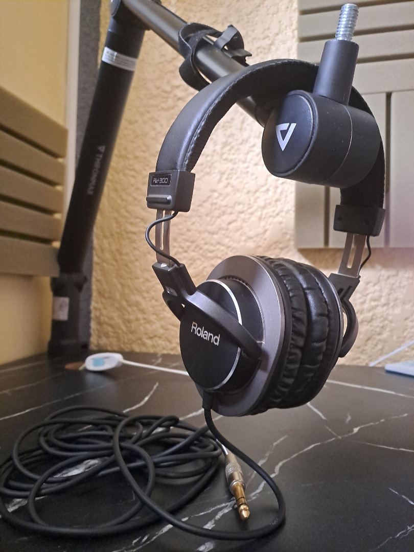 Roland RH-300 Stereo Headphones,Black, Audio, Headphones & Headsets on ...