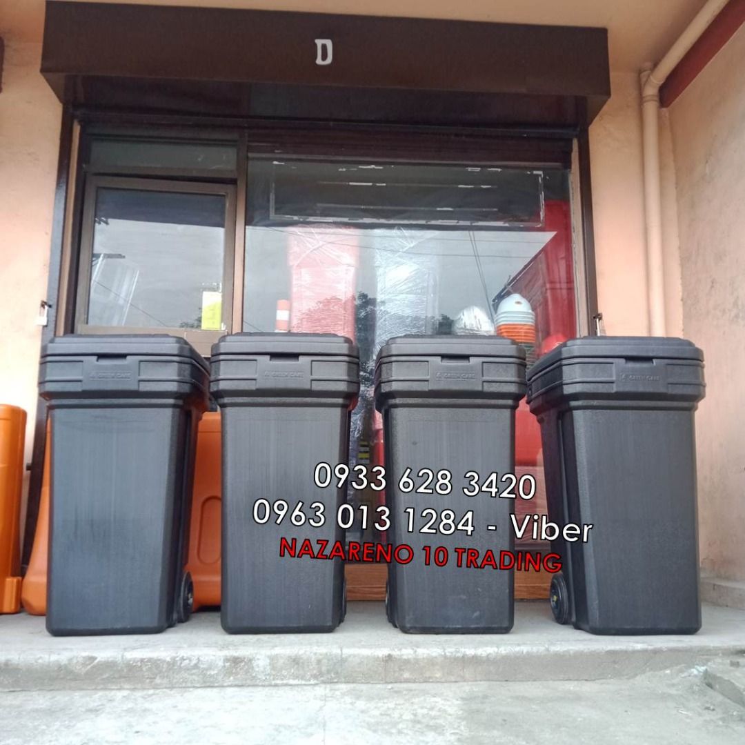 Roller king Trash bin with Wheels 150 Liters 250 Liters, Furniture ...