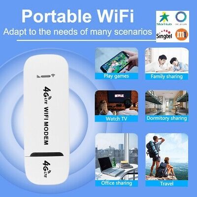 Same Day Collection | 1hr Delivery ⚡ 3G/4G LTE SIM Card USB WIFI Router ...