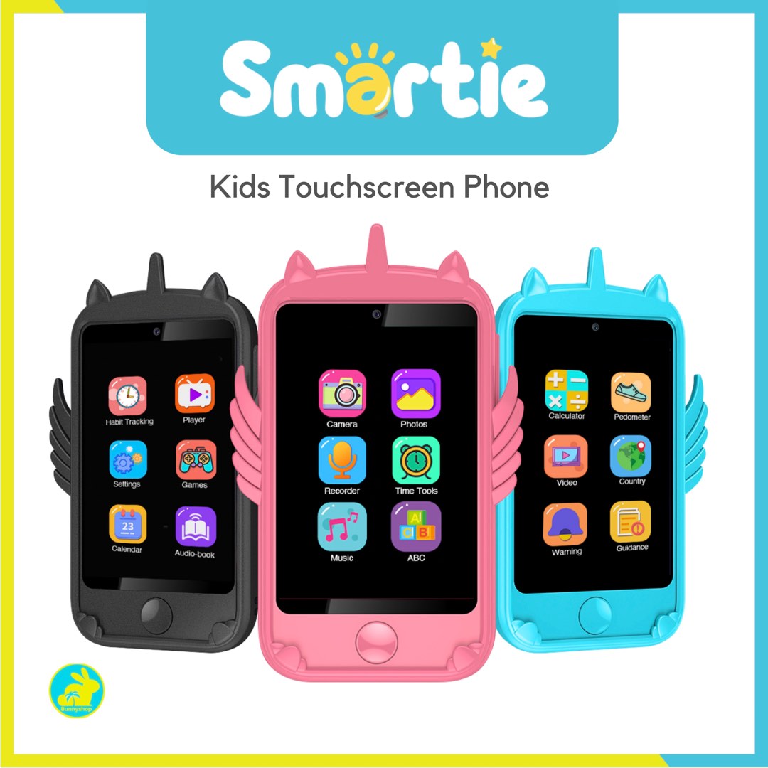 【Smartie Phone】Kids Smart Phone☆Touchscreen☆Camera☆Video Recorder☆Music ...
