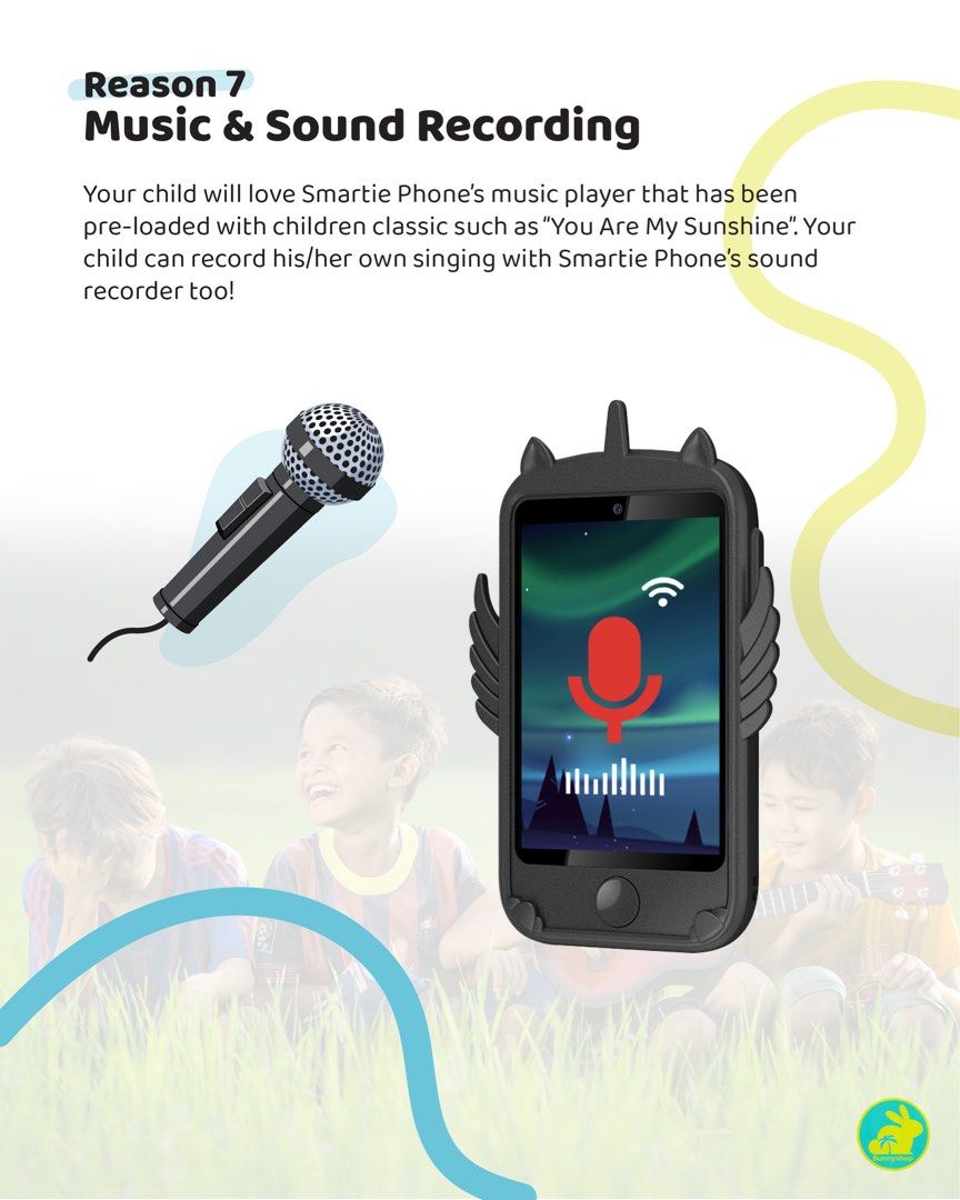 【Smartie Phone】Kids Smart Phone☆Touchscreen☆Camera☆Video Recorder☆Music ...