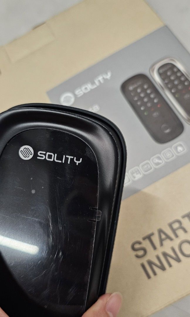 Solity Gate Smart digital lock Fire Rated safe Black GD-65B ...