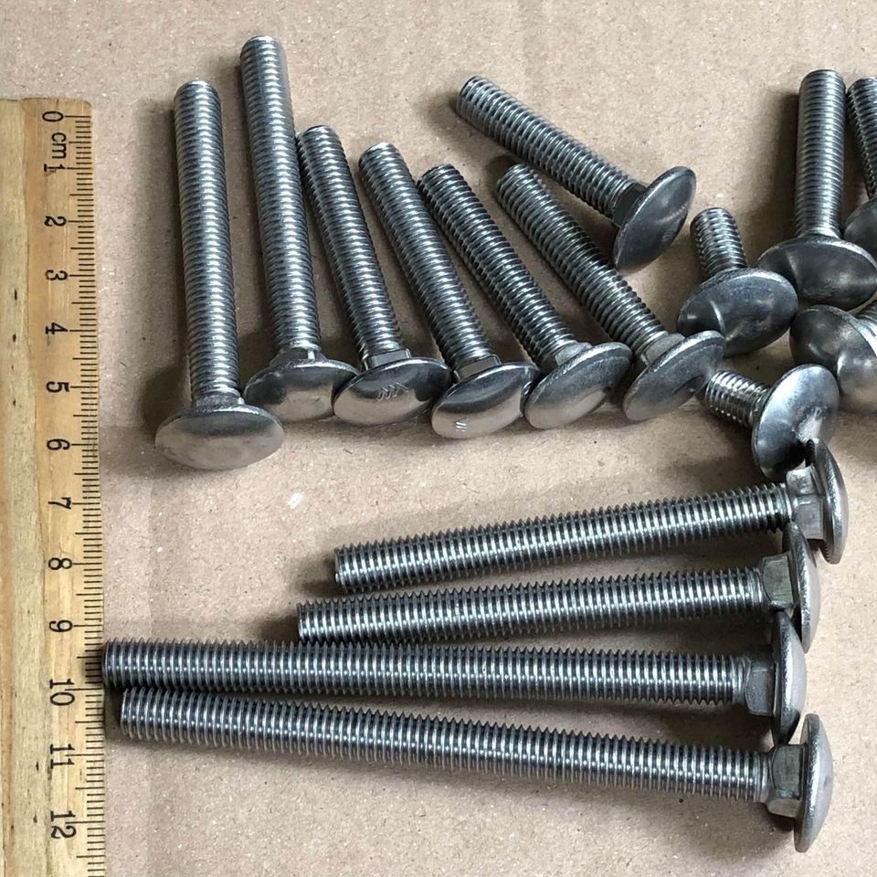 Stainless SS304 Carriage Bolt Gate Umbrella bolt M6 M8 M10 1/4 5/16 3/8 ...