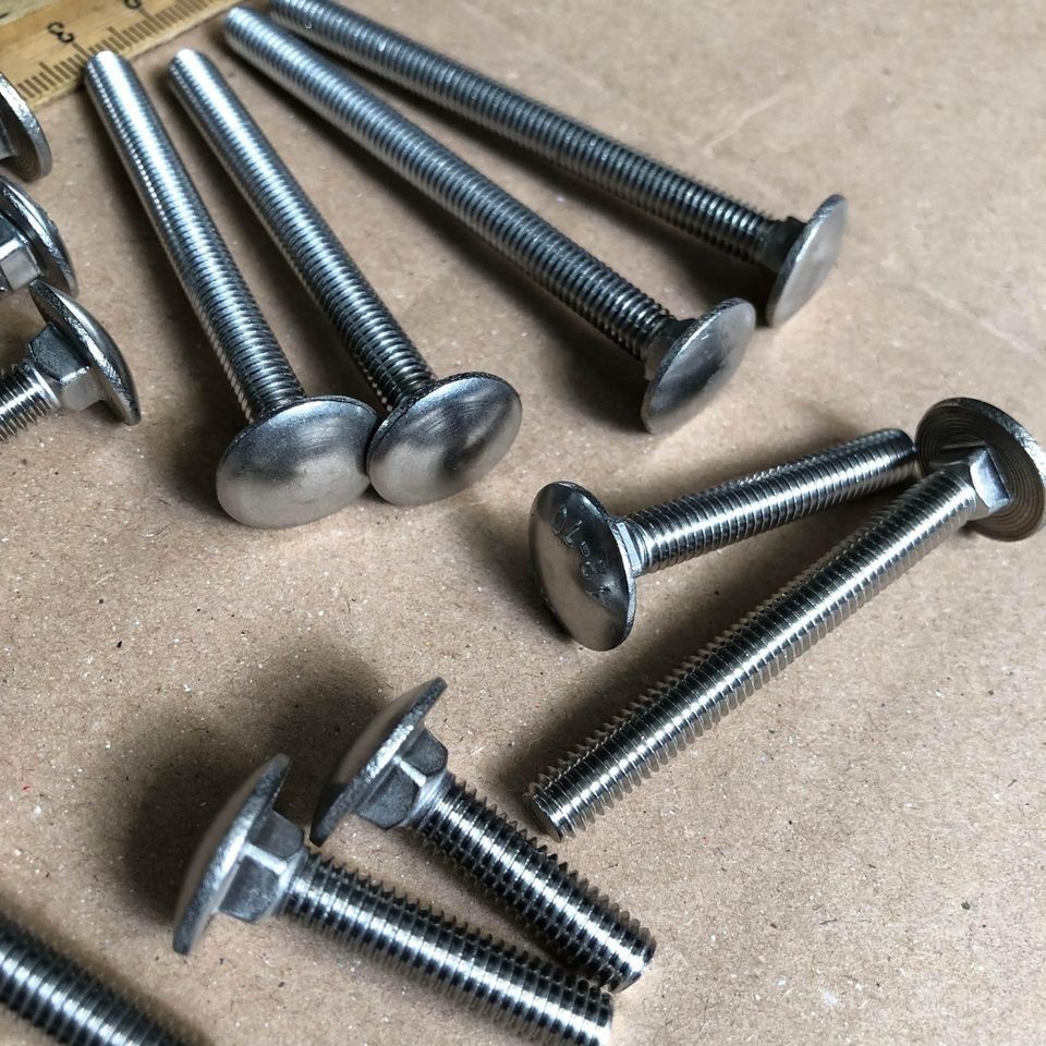 Stainless SS304 Carriage Bolt Gate Umbrella bolt M6 M8 M10 1/4 5/16 3/8 ...