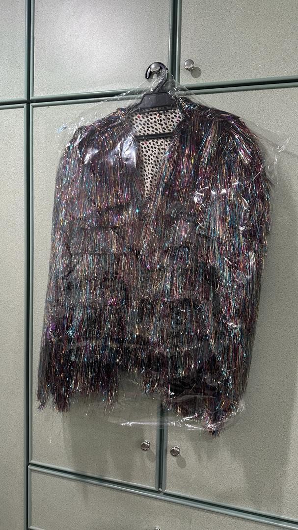 DIY Taylor Swift Karma Tinsel Jacket - Concert Outfit, Women's Fashion ...