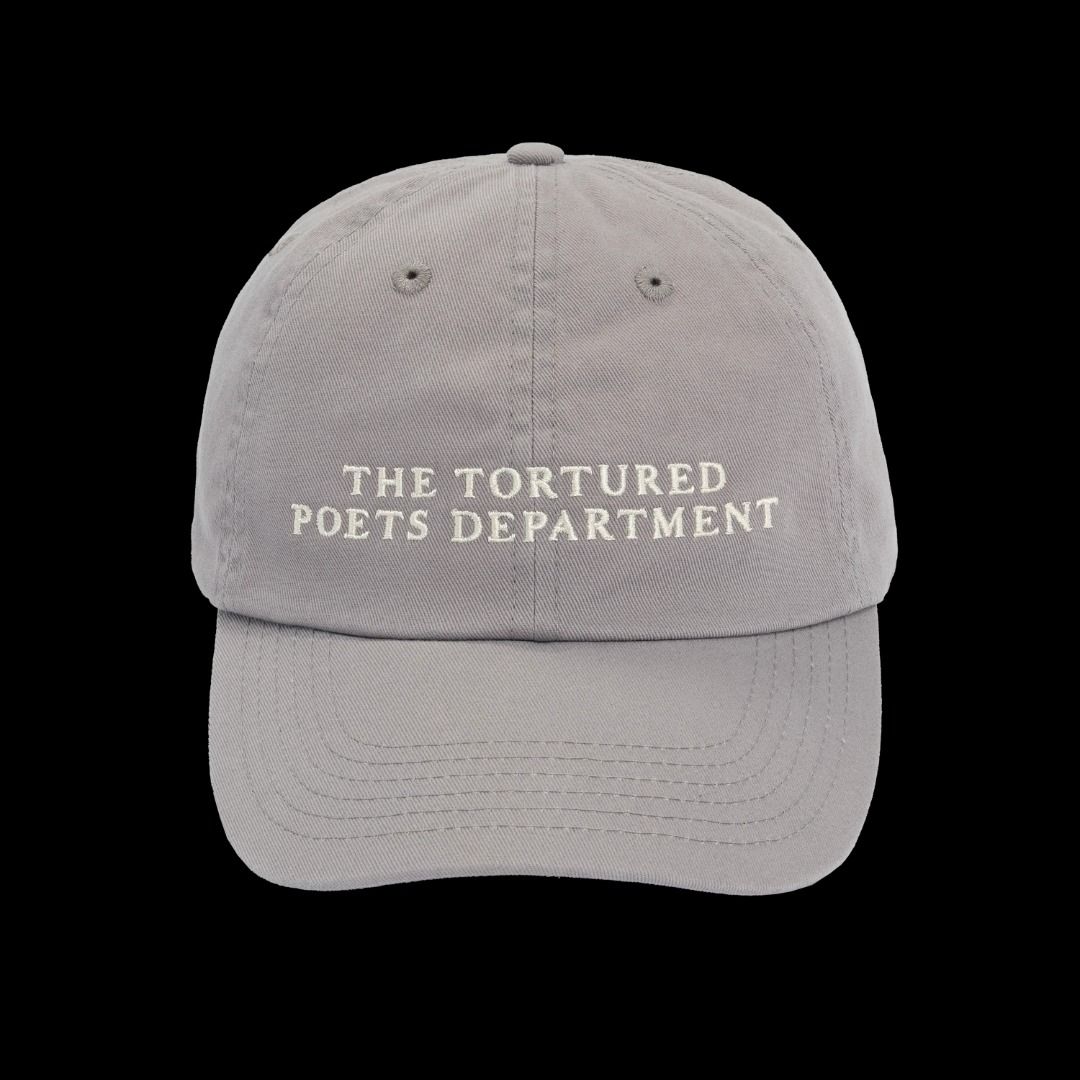 The Tortured Poets Department TTPD Gray Dad Hat, Men's Fashion, Watches ...