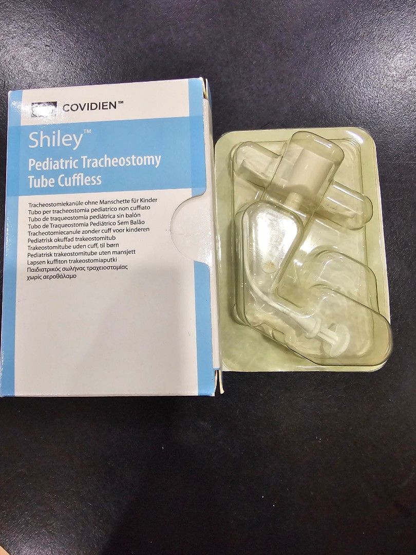 Tracheostomy tube cuffless size 5.0, Health & Nutrition, Medical ...