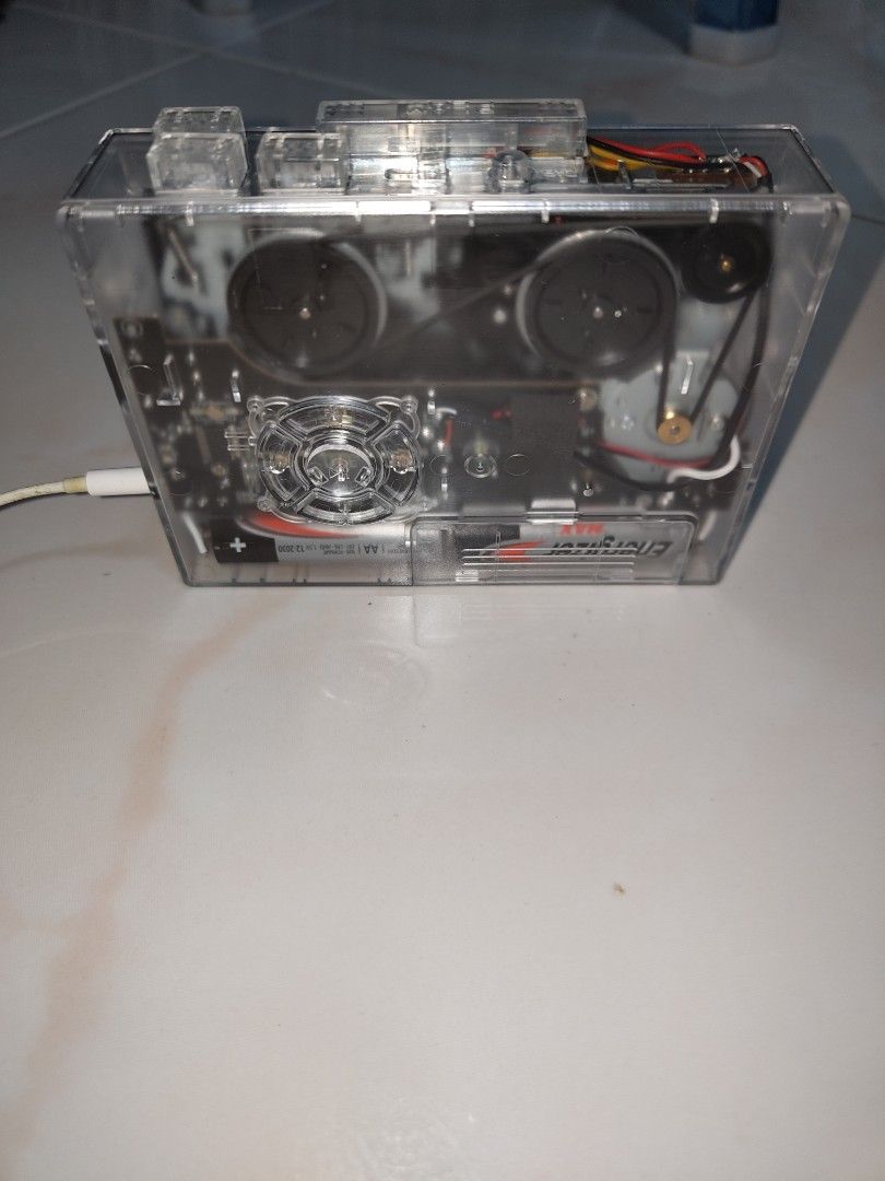 Transparent Wallman Cassette Player with Bluetooth FM Radio Auto ...