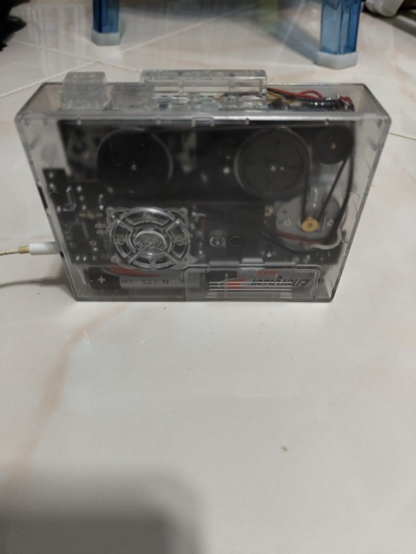 Transparent Wallman Cassette Player with Bluetooth FM Radio Auto ...