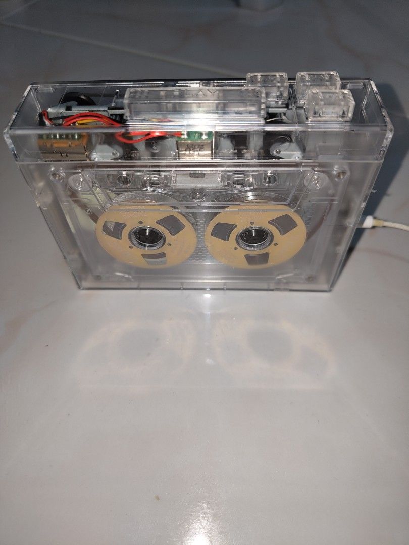 Transparent Wallman Cassette Player with Bluetooth FM Radio Auto ...